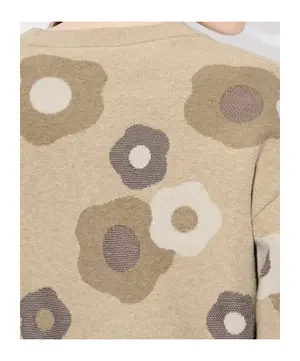 Kenzo Hana Dots Embroidered Crewneck Jumper - Nude