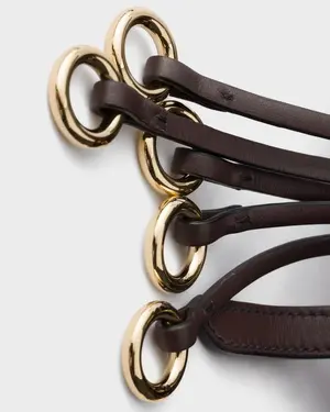 Prada Corsaire Corduroy And Leather Mini Shoulder Bag