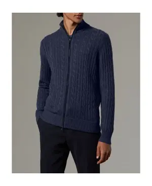 Loro Piana Cable-knit Cashmere Cardigan