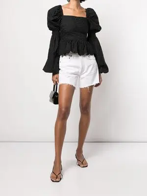 AGOLDE Parker High Rise Denim Shorts