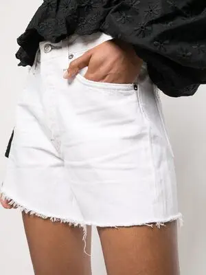 AGOLDE Parker High Rise Denim Shorts
