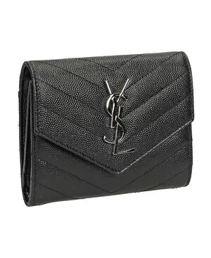 Saint Laurent Monogram Flap Wallet
