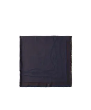 Prada Silk, Cashmere And Wool Jacquard Shawl - Black