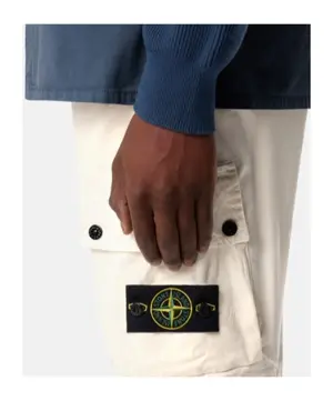 Stone Island Slim-fit Cargo Bermuda Shorts With Zip Pockets