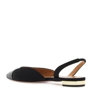 AQUAZZURA Milanese Slingback Flat Shoes
