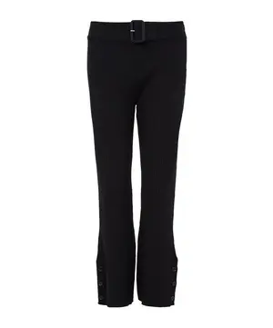 COURREGES Capri Rib Knit Pants