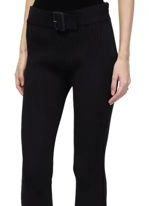 COURREGES Capri Rib Knit Pants