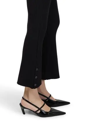 COURREGES Capri Rib Knit Pants