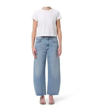 AGOLDE Low Curve Fray Jeans