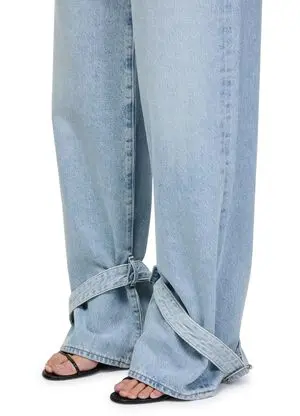 AGOLDE Straight Leg Jeans With Fitted Hem