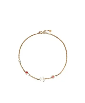 Dior Dioramour Doves Roses Necklace