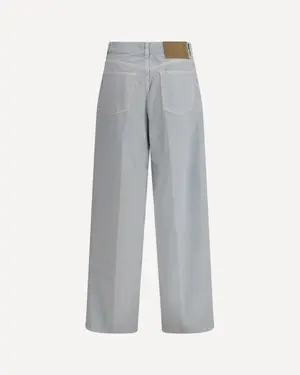 HAIKURE Logo Patch Straight-leg Jeans