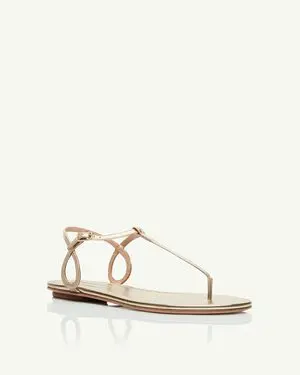 AQUAZZURA Buckle Detailed Open Toe Sandals
