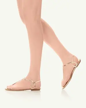 AQUAZZURA Buckle Detailed Open Toe Sandals