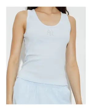 SPORTY  RICH Sporty & Rich Sleeveless Vest With Ny Logo