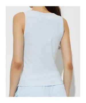 SPORTY  RICH Sporty & Rich Sleeveless Vest With Ny Logo