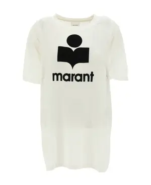 Isabel Marant Étoile Logo Printed Crewneck T-shirt