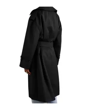 THE FRANKIE SHOP Double-breasted Trench Coat