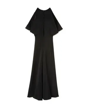 Loro Piana V-neck High-waist Dress