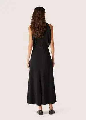 Loro Piana V-neck High-waist Dress
