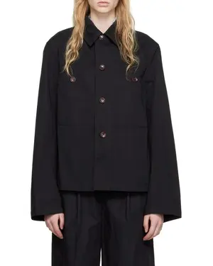 LEMAIRE Long-sleeved Buttoned Overshirt