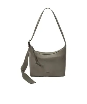 Loewe Medium Loop Hobo In Suede Calfskin