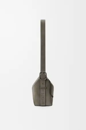 Loewe Medium Loop Hobo In Suede Calfskin