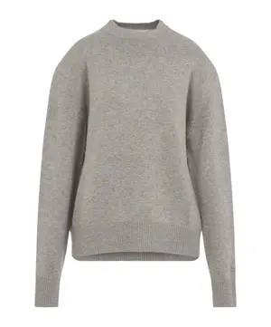 THE FRANKIE SHOP Round Neck Wool Sweatshirt
