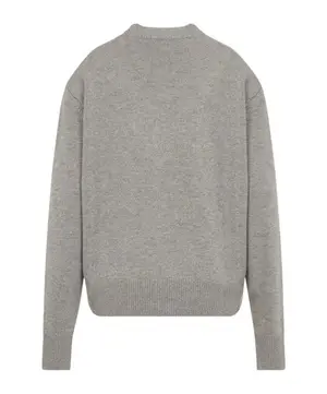 THE FRANKIE SHOP Round Neck Wool Sweatshirt
