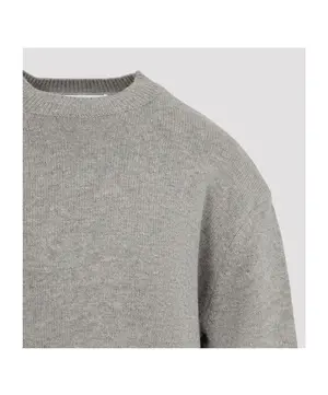 THE FRANKIE SHOP Round Neck Wool Sweatshirt