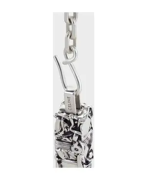 Celine Square Pendant Necklace
