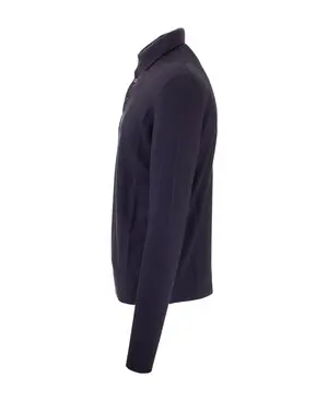 Loro Piana Long Sleeved Knitted Polo Shirt