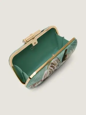 Givenchy Pout Evening Clutch With Floral Embroideries