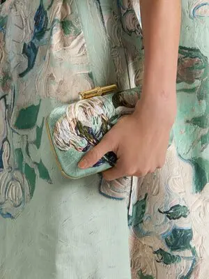 Givenchy Pout Evening Clutch With Floral Embroideries