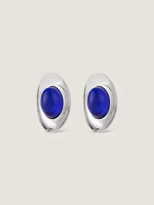 Givenchy Sculpted Gem Earrings In Metal And Resin