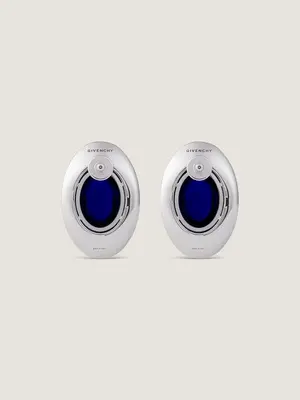 Givenchy Sculpted Gem Earrings In Metal And Resin