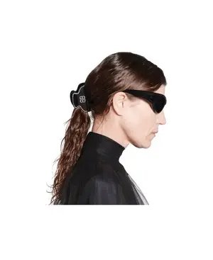 Balenciaga Bb Logo Crystal Hair Clips