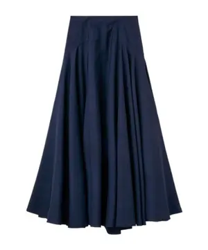 Loro Piana Flavia Wool Skirt With Ruffled Details