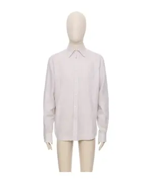 Valentino Garavani Linen Shirt With Vlogo Embroidery