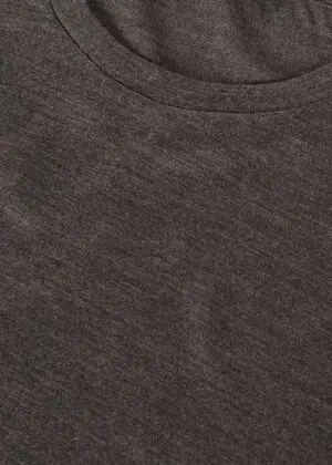 Loro Piana Round Collar Wool T-shirt