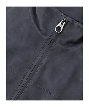 Loro Piana Bomber Jacket With Stand Collar And Two-way Zipper