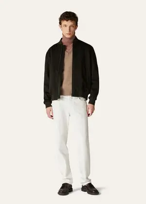 Loro Piana V-neck Cashmere Long-sleeved Sweater