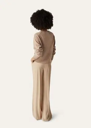 Loro Piana V-neck Cashmere Long-sleeved Sweater