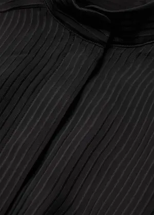 Loro Piana Lillian Jacket With Striped Pattern And Metal Button Details