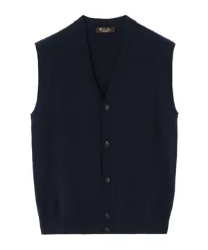 Loro Piana Classic Vest - Navy Blue
