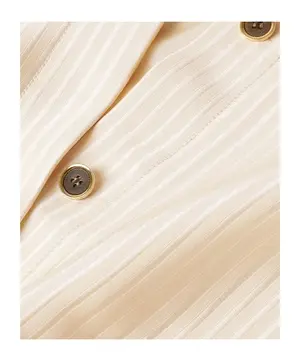 Loro Piana Lillian Jacket Striped Silk
