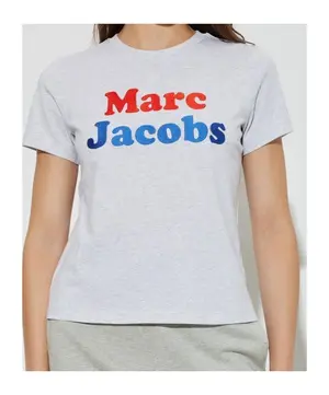 Marc Jacobs Logo Embroidered Crewneck T-shirt