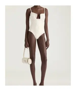 Givenchy Cutaway Bodysuit In Knit With Embroidered Pearls