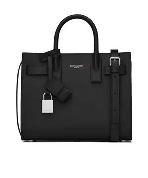 Saint Laurent Sac De Jour Nano Handbag In Embossed Leather