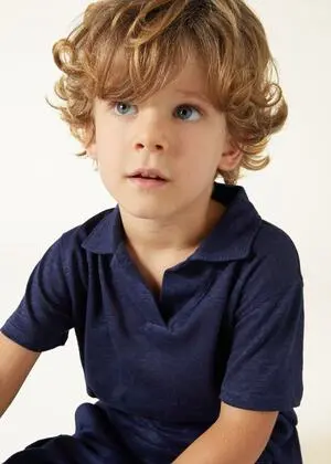 Loro Piana Coastal Line Short-sleeved Polo Shirt
